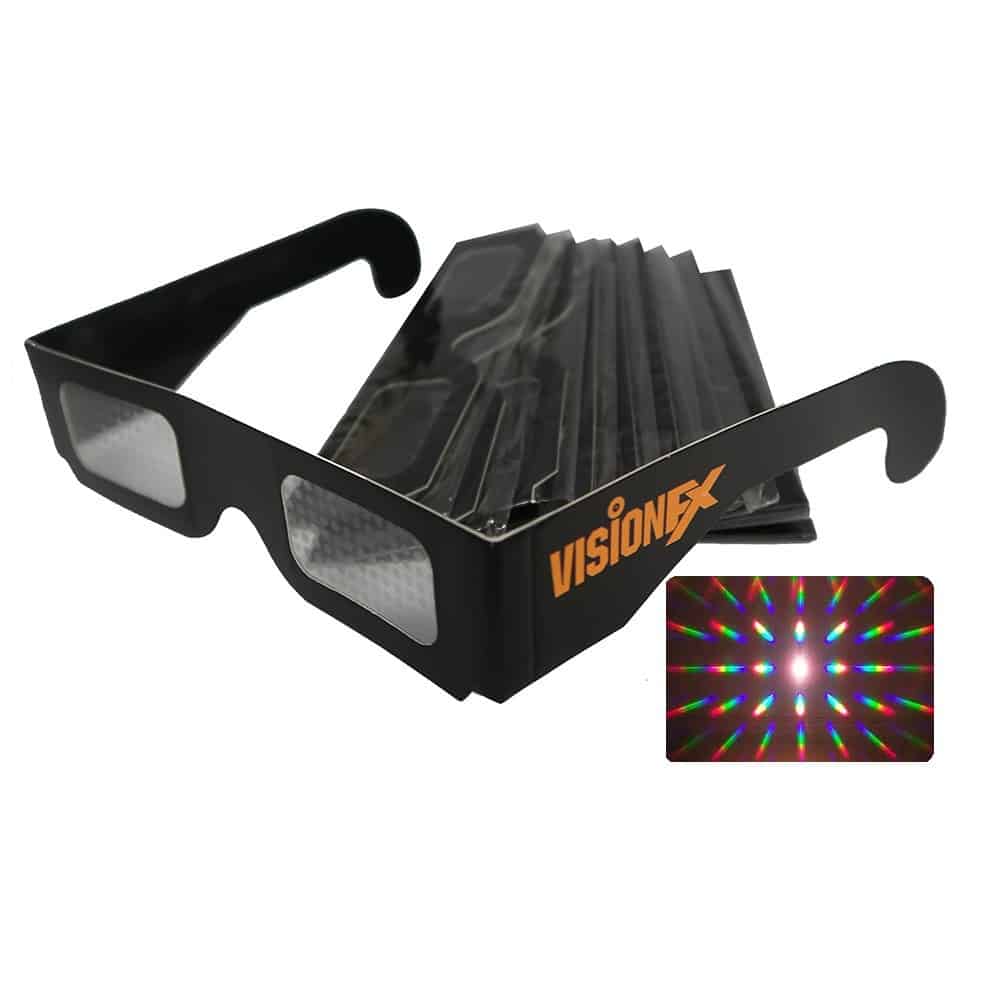 Paper Diffraction Glasses (Spiral)